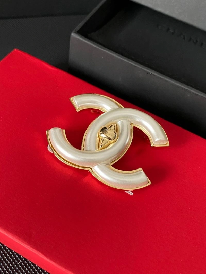 Brand-authenticated Chanel Brooches