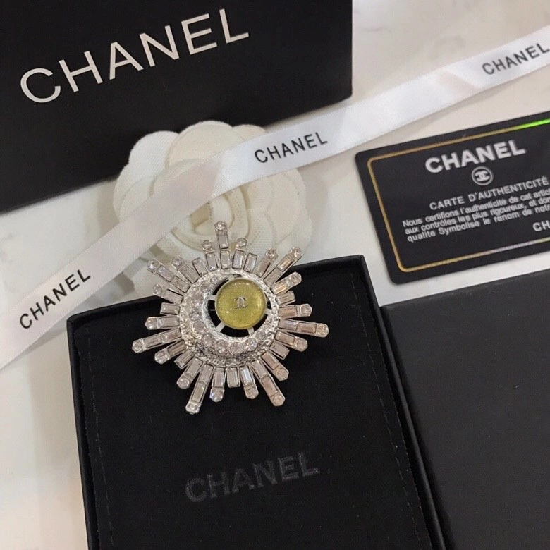 Brand-authenticated Chanel Brooches