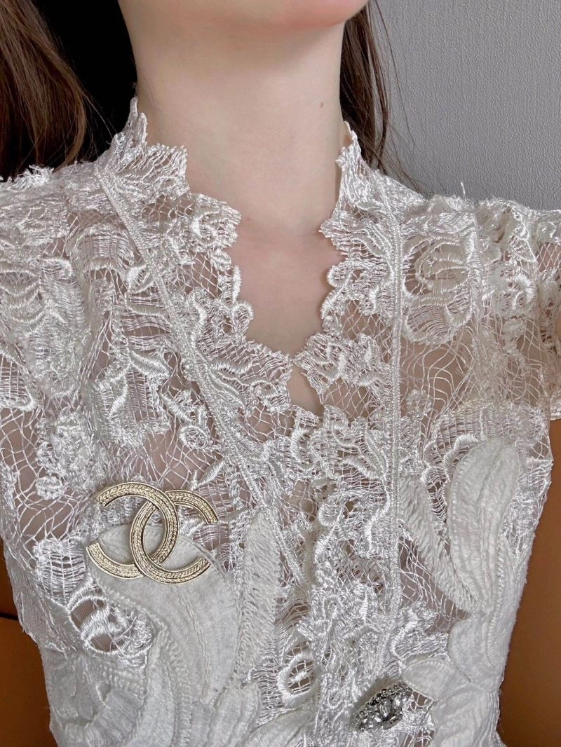 Real Chanel Brooches