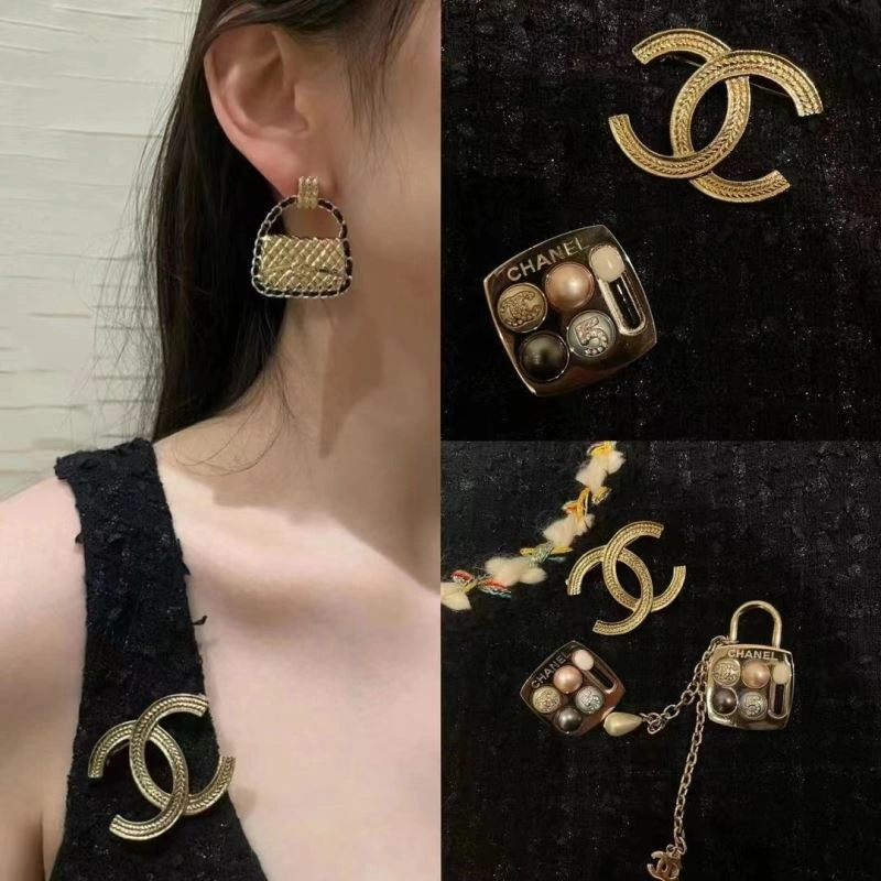 Real Chanel Brooches