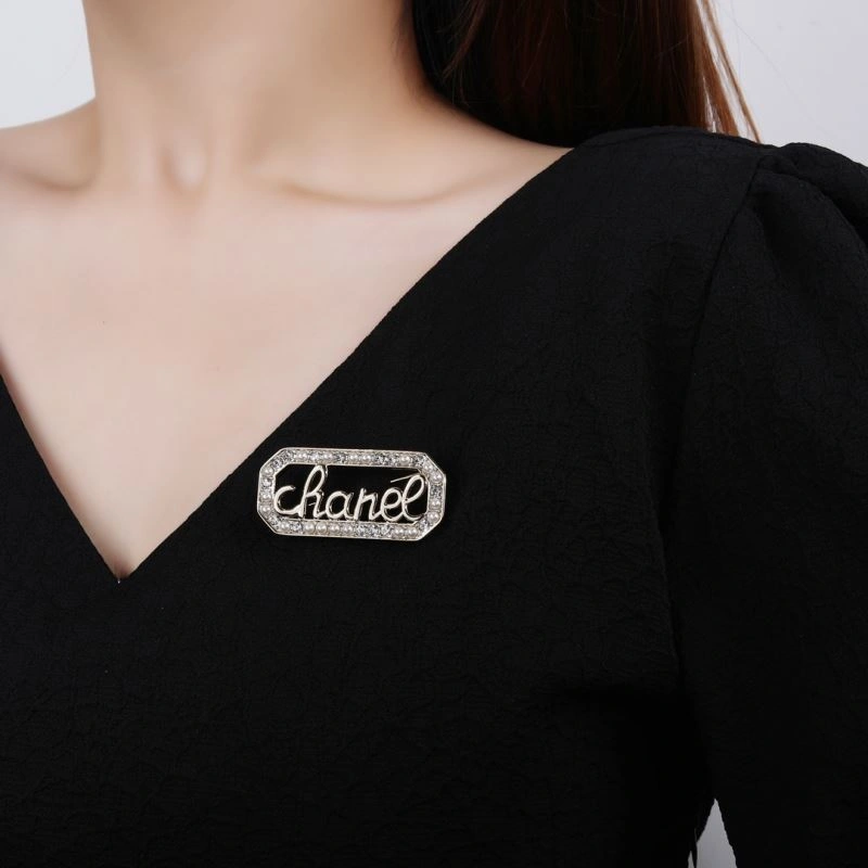 Brand-authenticated Chanel Brooches
