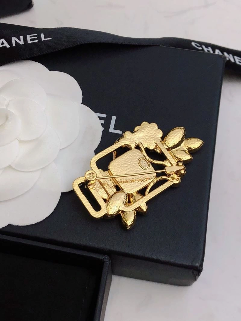 Brand-authenticated Chanel Brooches