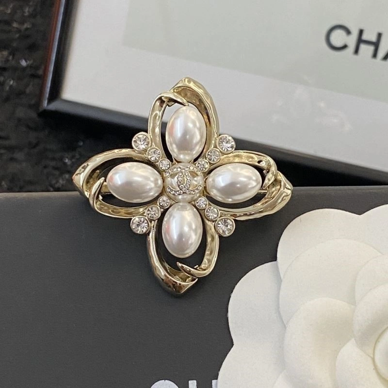 Brand-authenticated Chanel Brooches