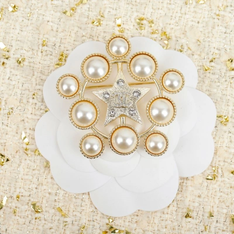 Brand-authenticated Chanel Brooches