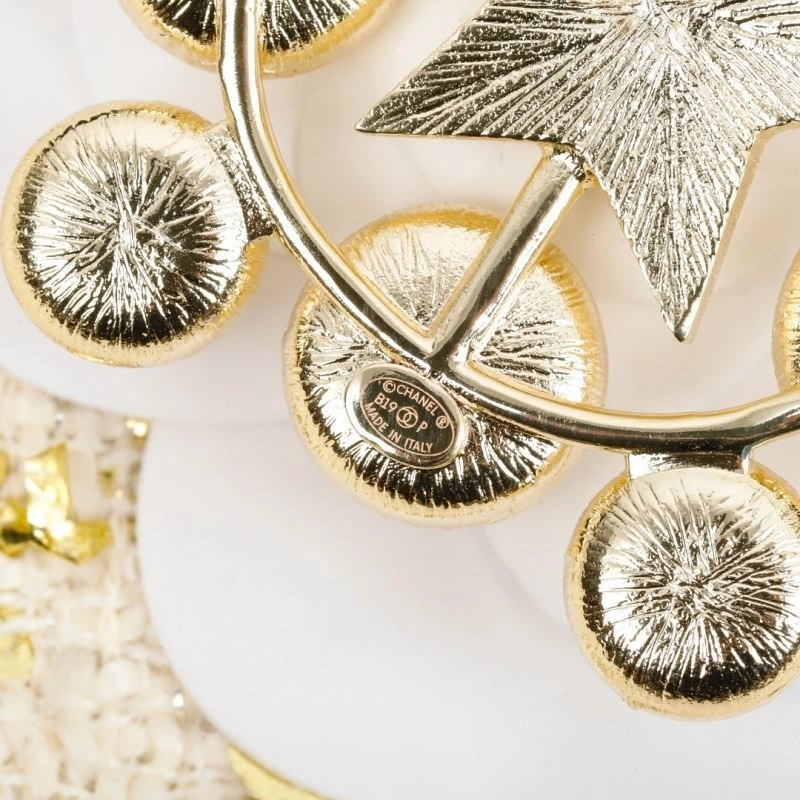 Brand-authenticated Chanel Brooches