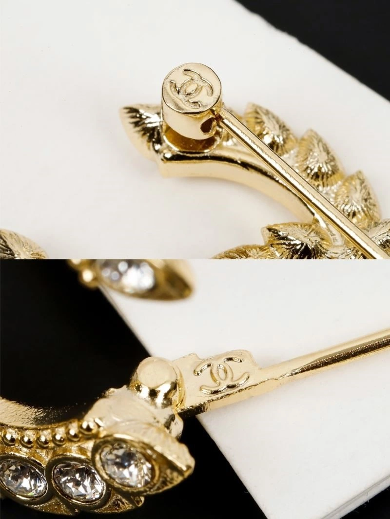 Brand-authenticated Chanel Brooches