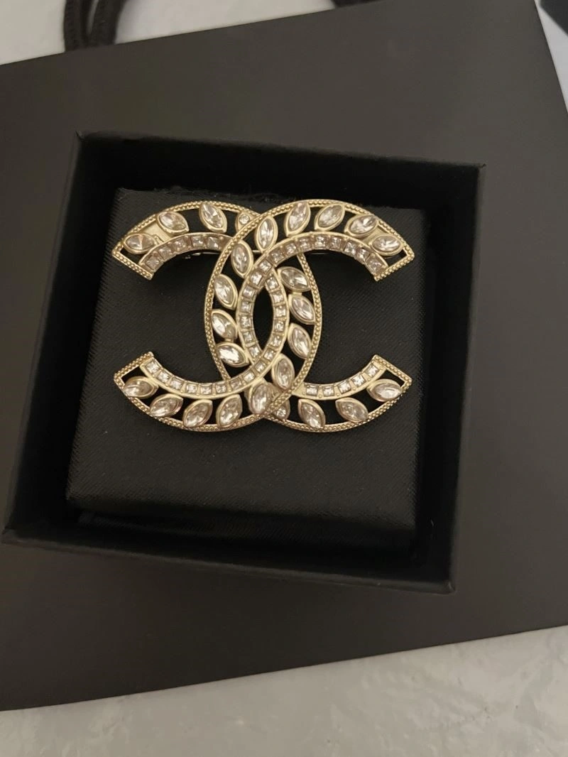 Brand-authenticated Chanel Brooches