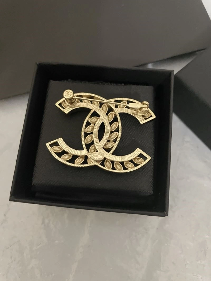 Brand-authenticated Chanel Brooches