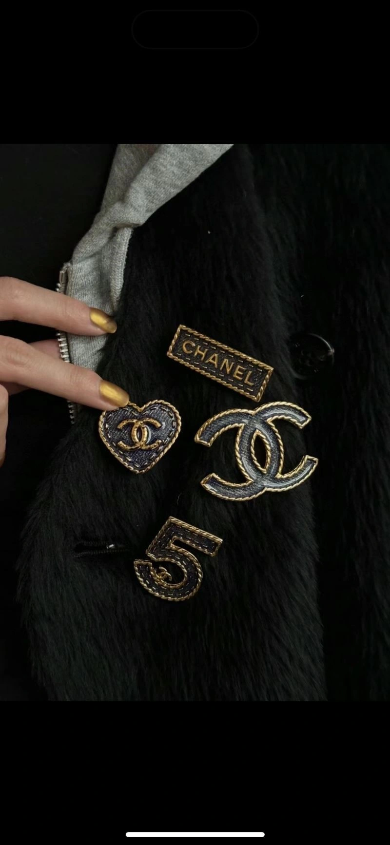 Factory-made Chanel Brooches
