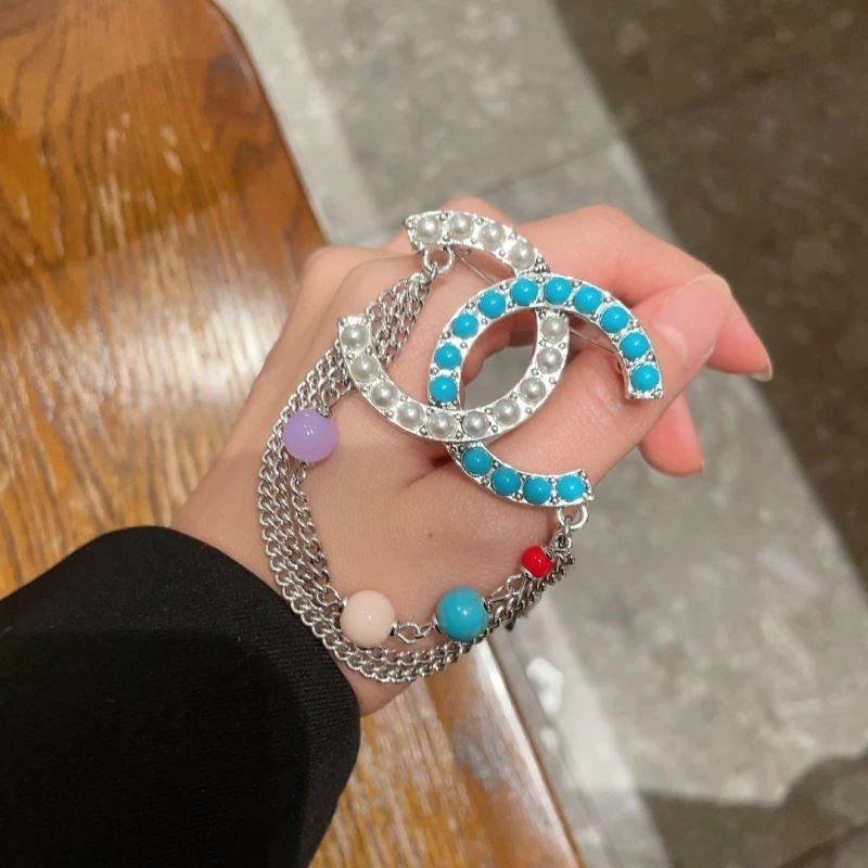 Brand-authenticated Chanel Brooches