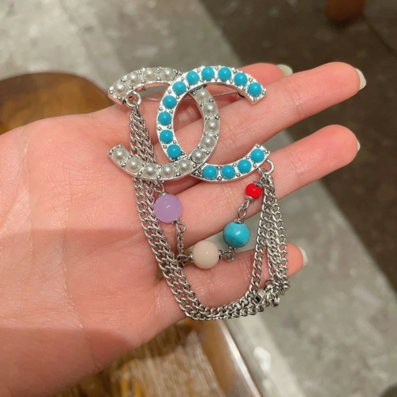 Brand-authenticated Chanel Brooches