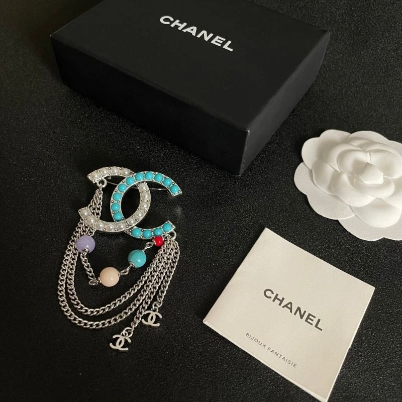 Brand-authenticated Chanel Brooches