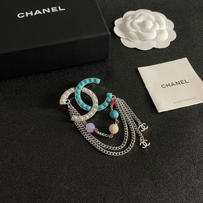 Brand-authenticated Chanel Brooches
