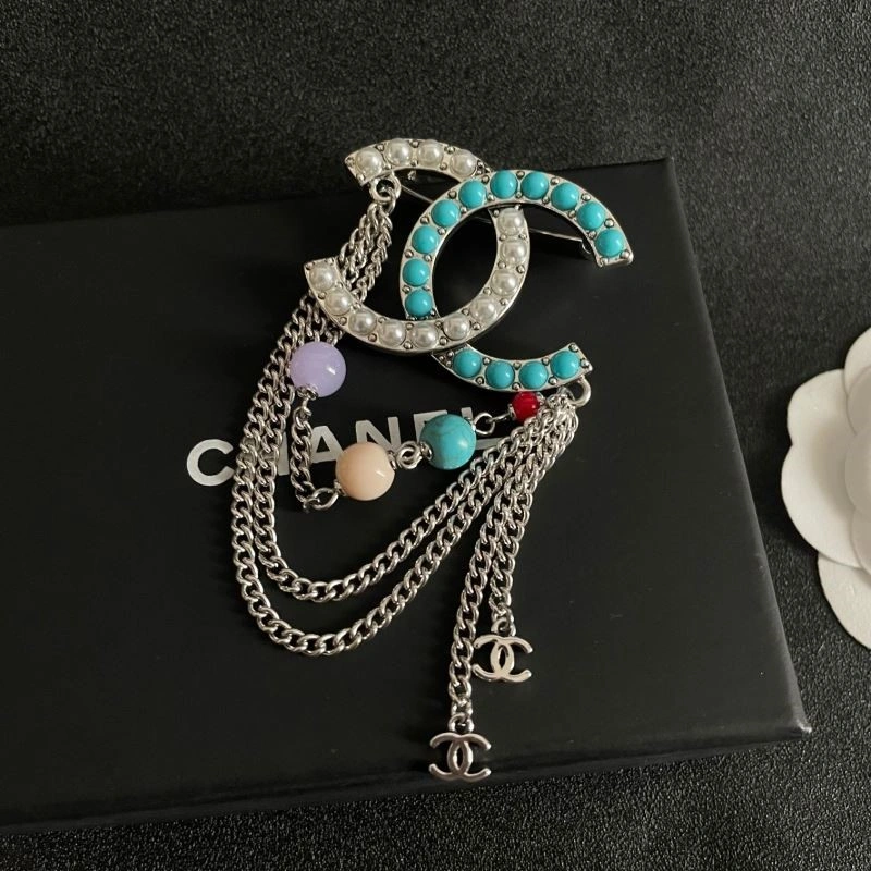 Brand-authenticated Chanel Brooches