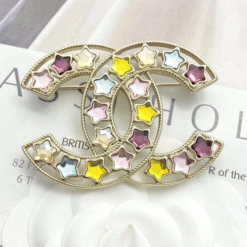 Brand-authenticated Chanel Brooches