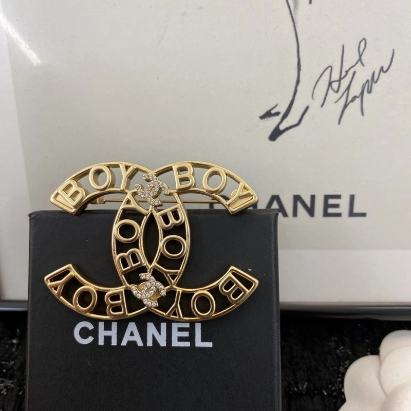 Brand-authenticated Chanel Brooches