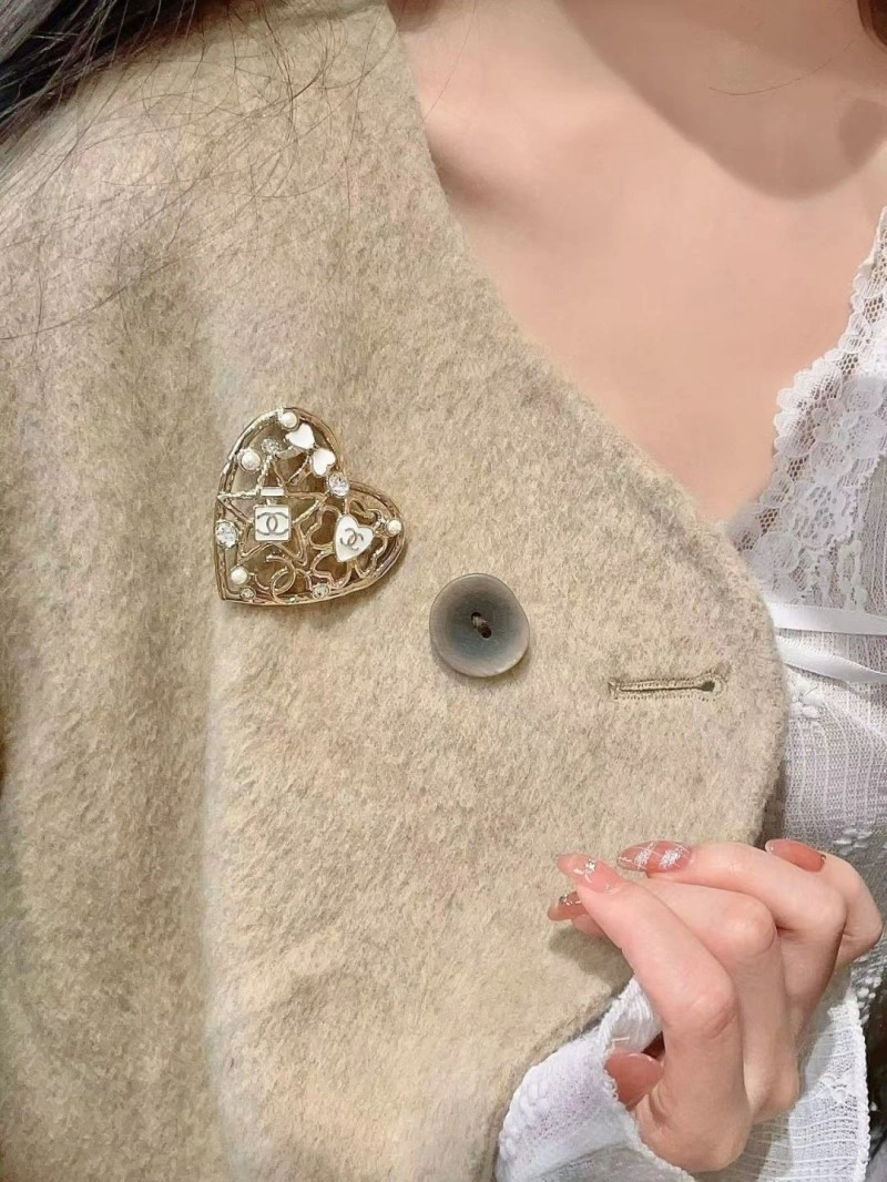 Brand-authenticated Chanel Brooches