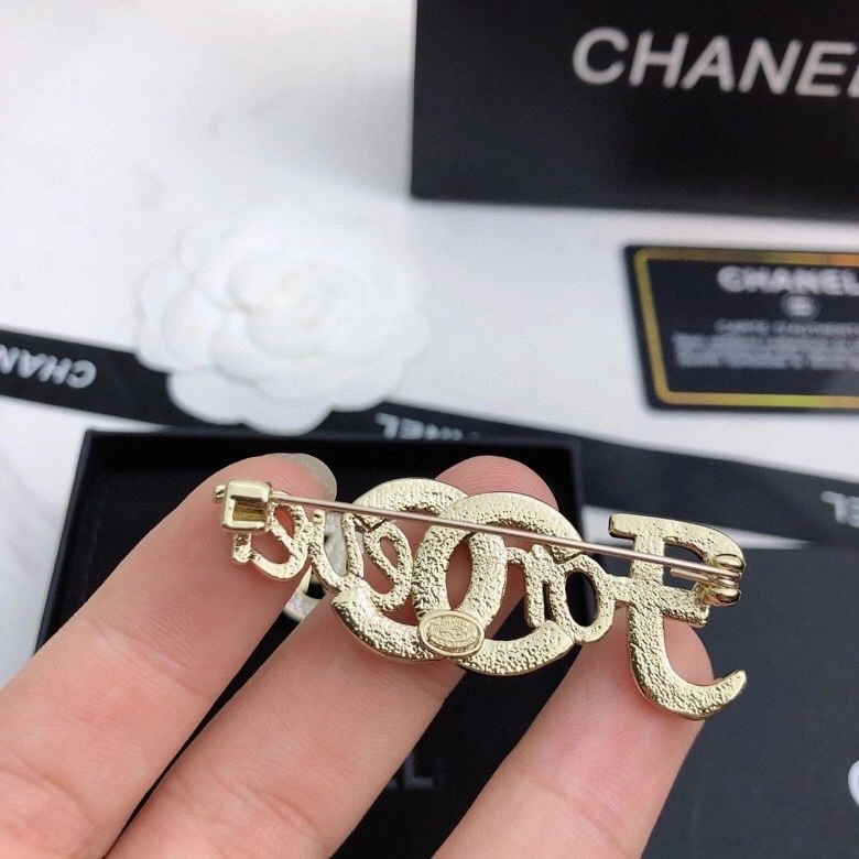 Brand-authenticated Chanel Brooches