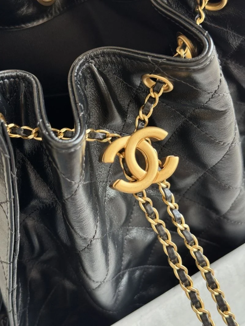 Brand-authenticated Chanel Drawstring Bags