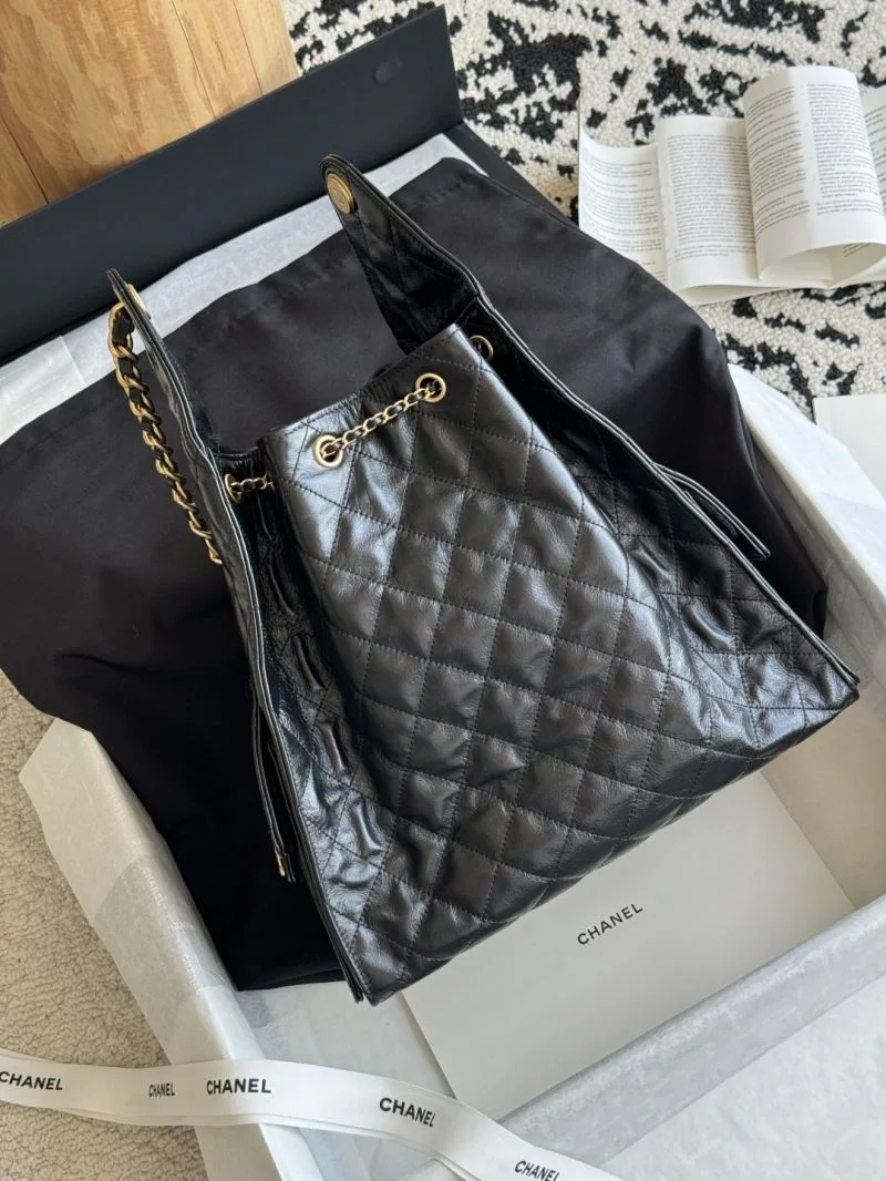 Brand-authenticated Chanel Drawstring Bags