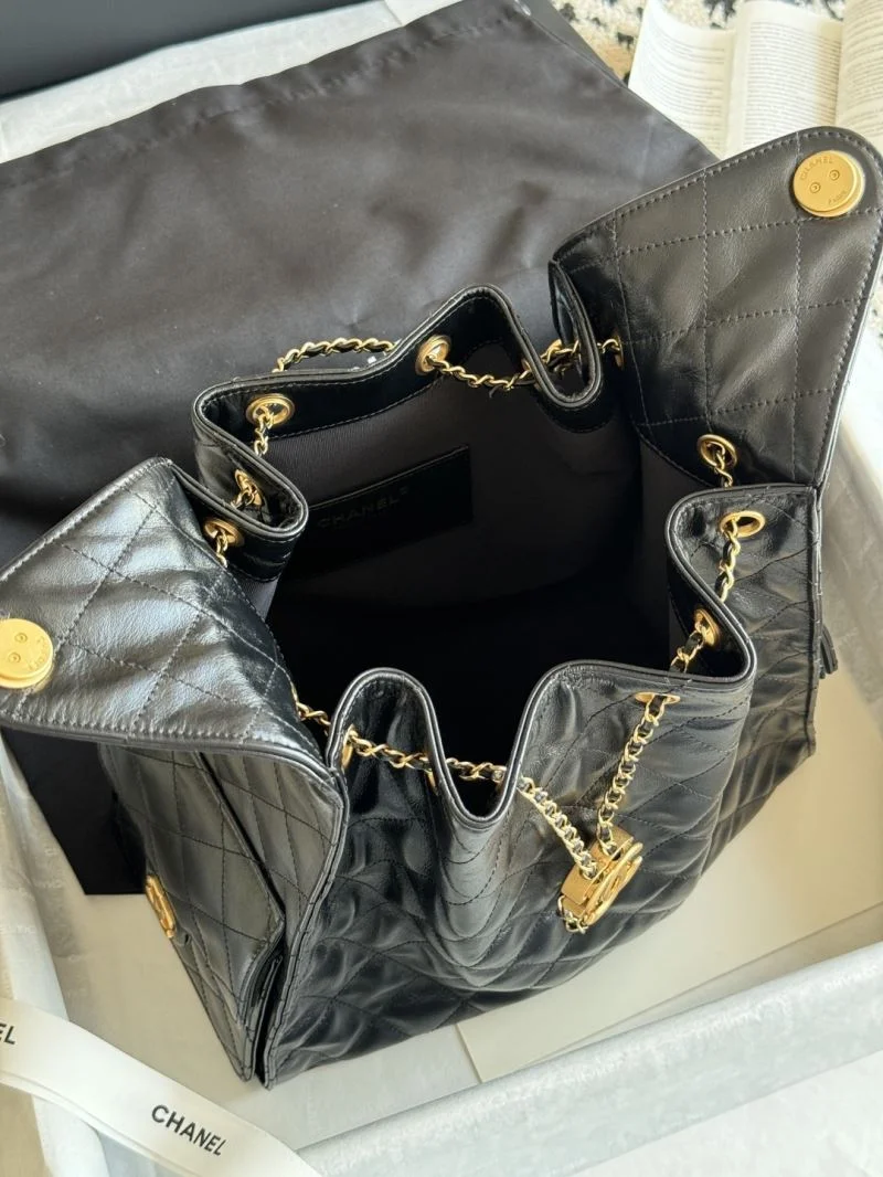 Brand-authenticated Chanel Drawstring Bags