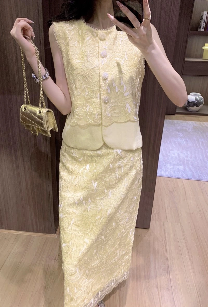 Brand-authenticated Chanel Dress Suits