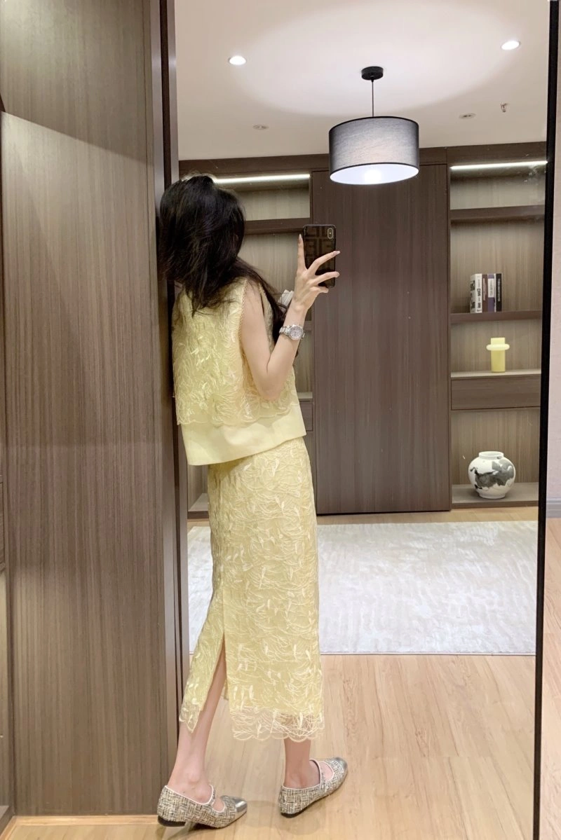Brand-authenticated Chanel Dress Suits