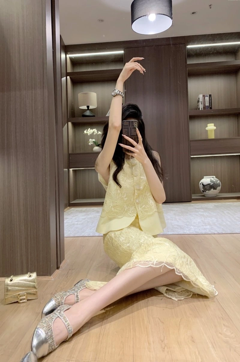 Brand-authenticated Chanel Dress Suits