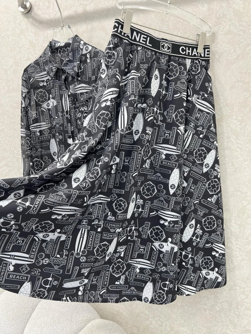 Genuine Chanel Dress Suits
