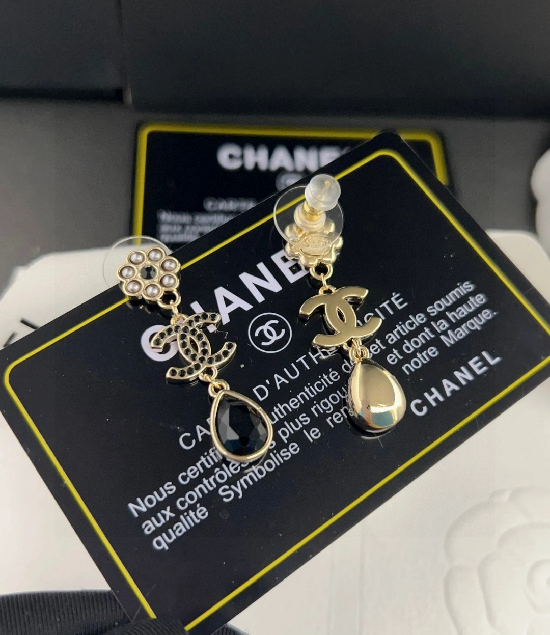 Indistinguishable Chanel Earrings