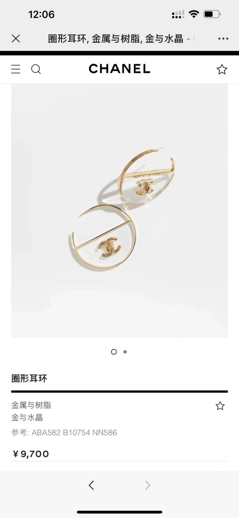 Perfect replica Chanel Earrings