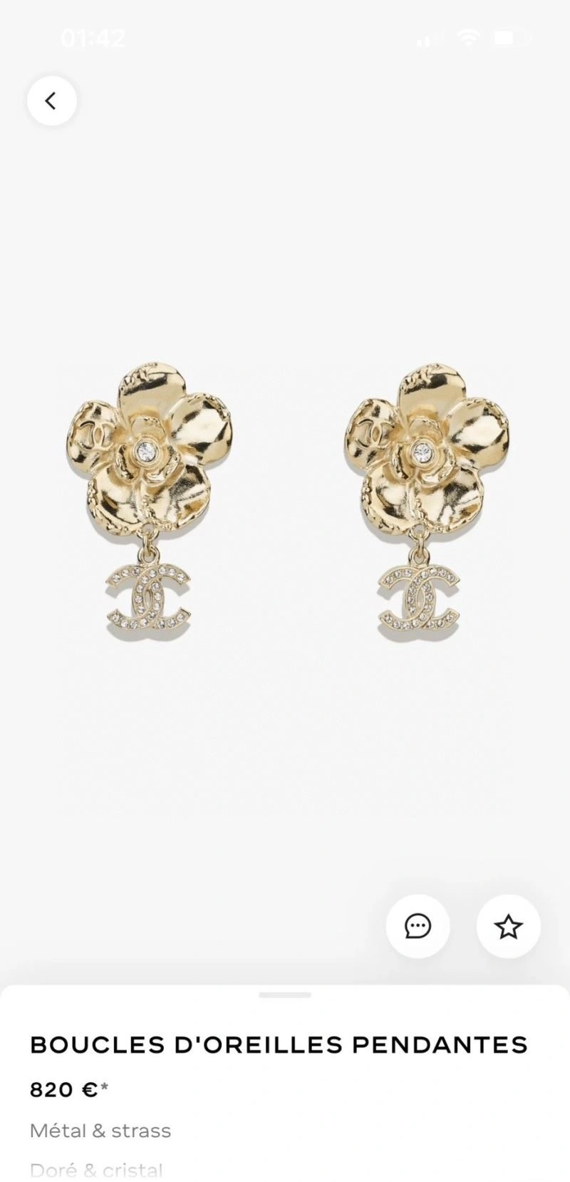 Inexpensive Chanel Earrings