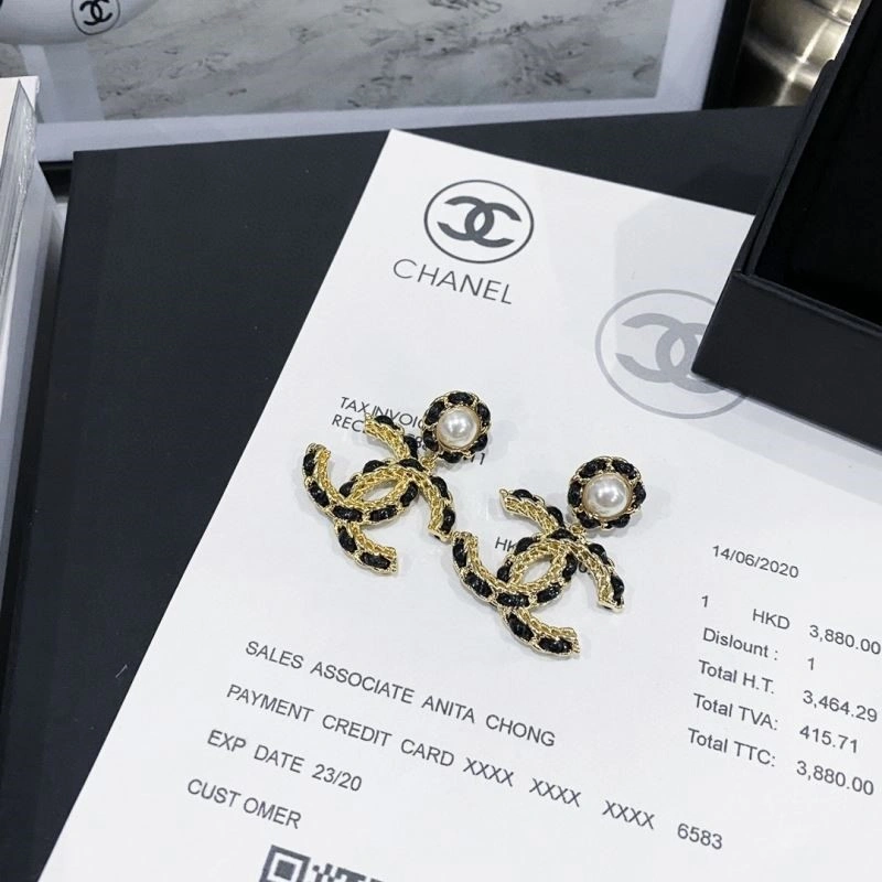 Top mirror Chanel Earrings