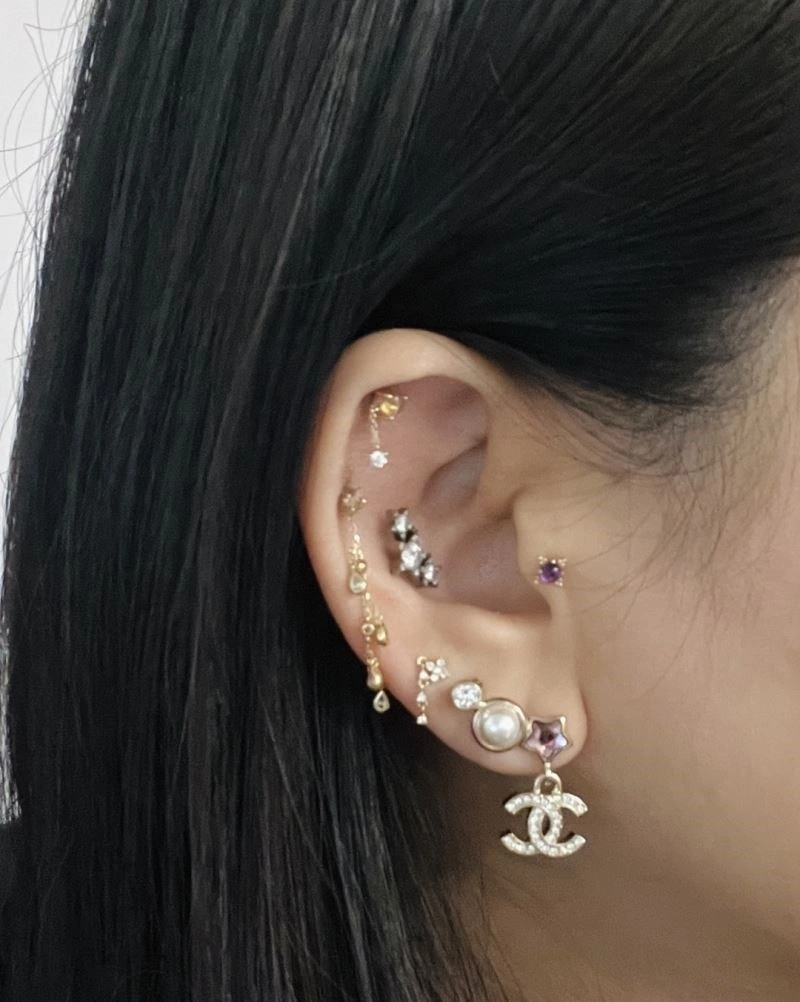 Mirror quality Chanel Earrings