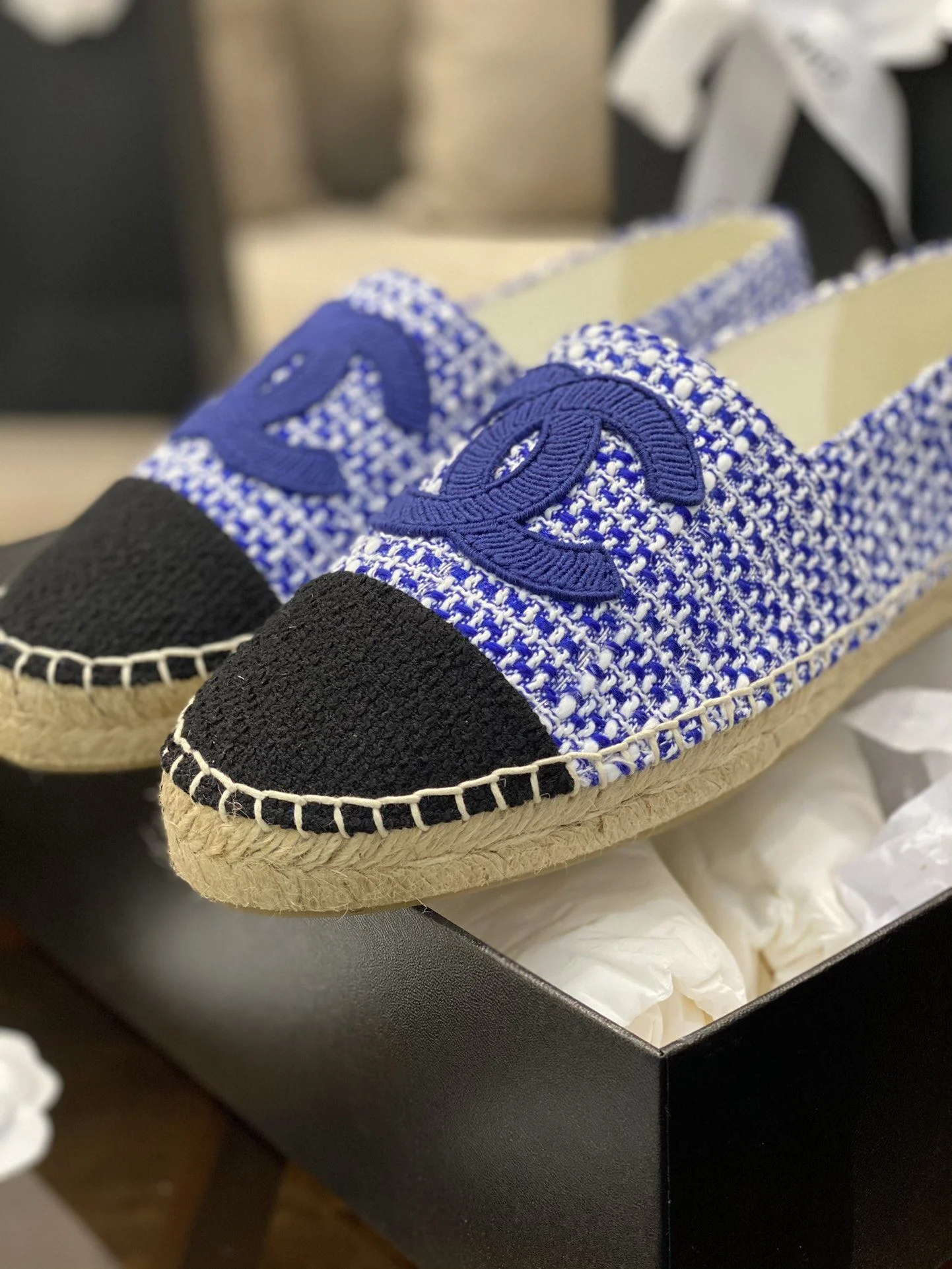 Brand-original Chanel Fishermans Shoes