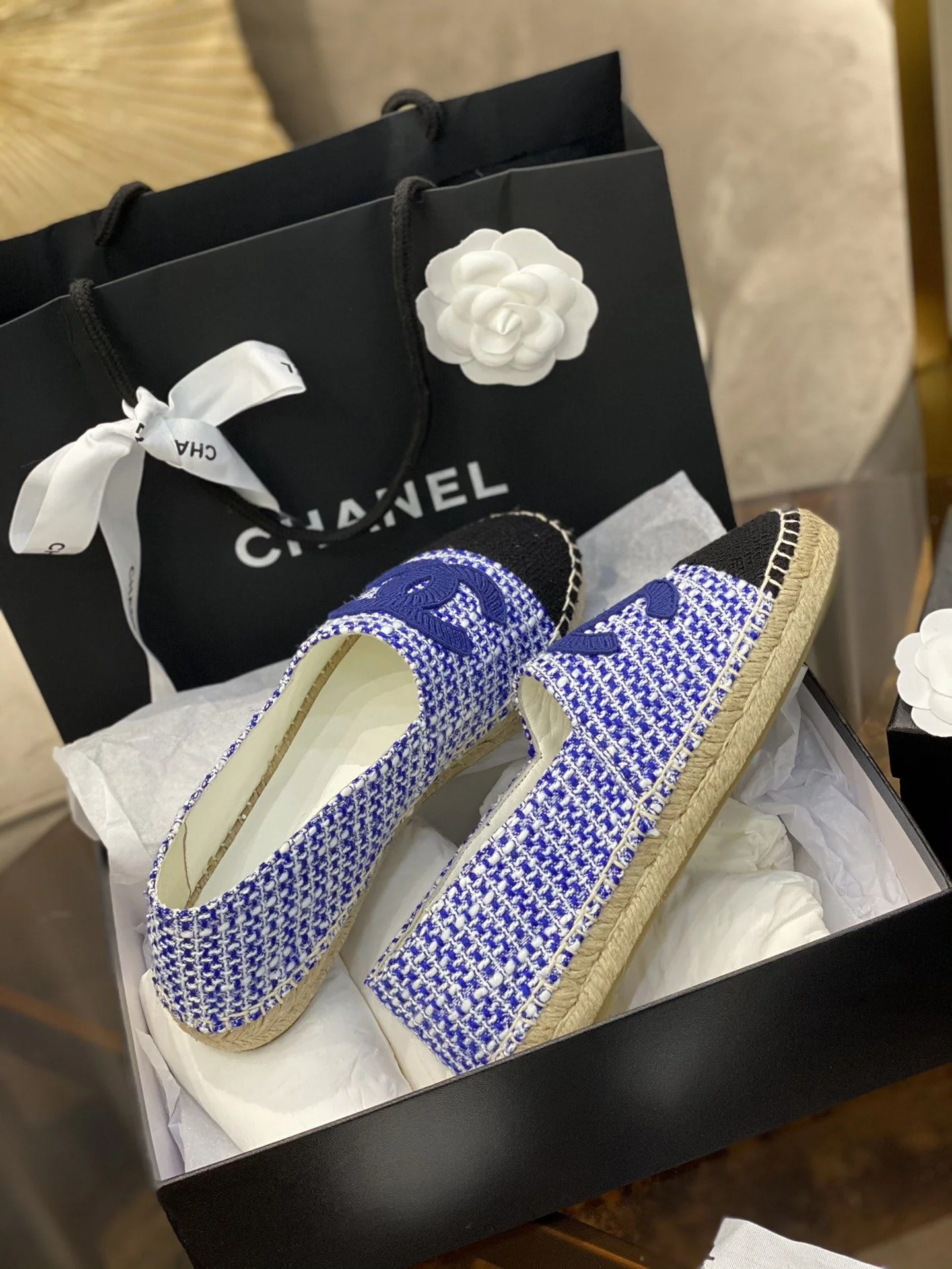 Brand-original Chanel Fishermans Shoes