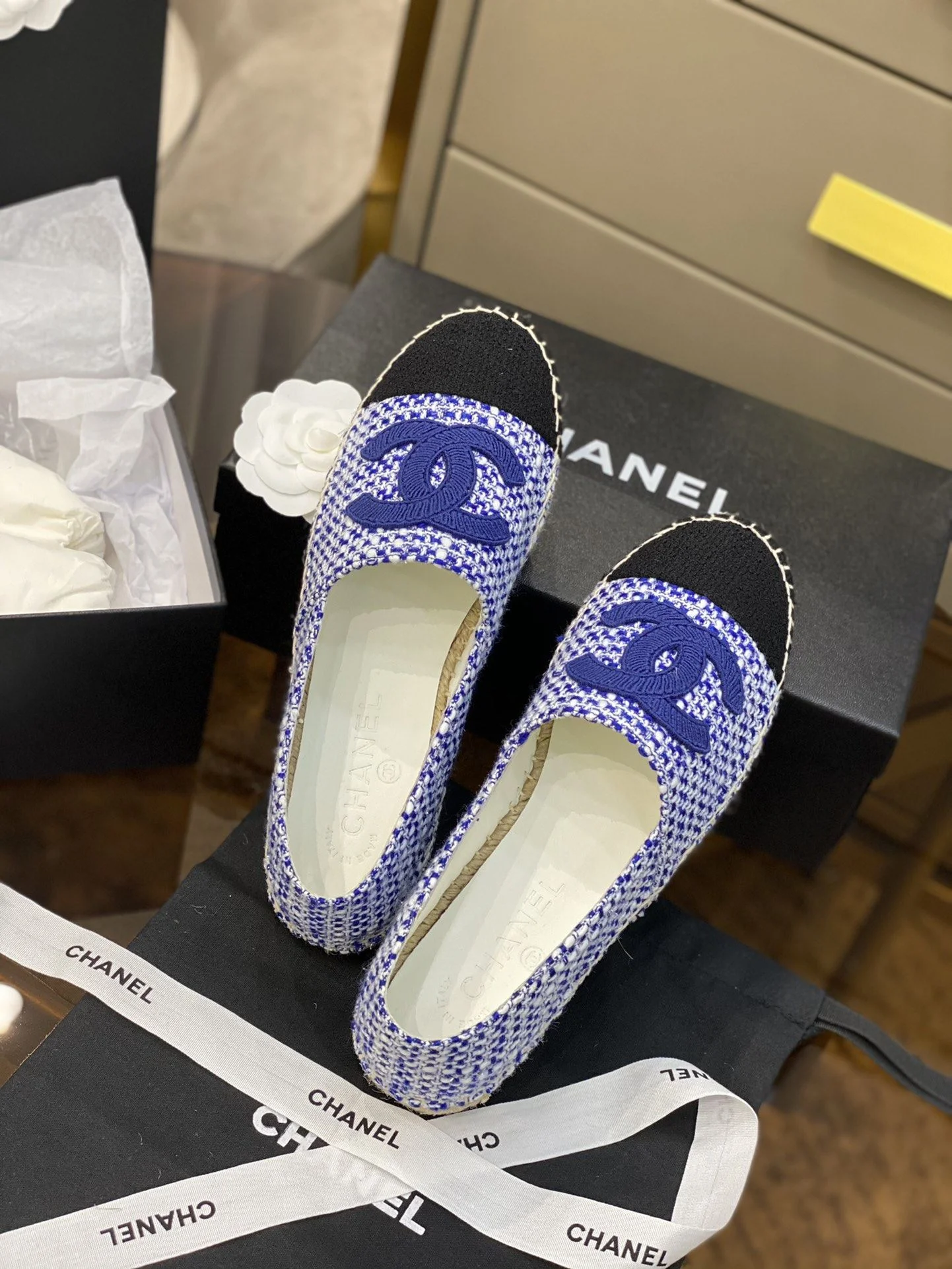 Brand-original Chanel Fishermans Shoes