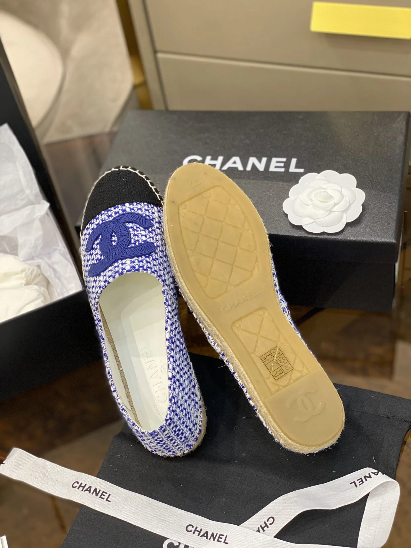 Brand-original Chanel Fishermans Shoes