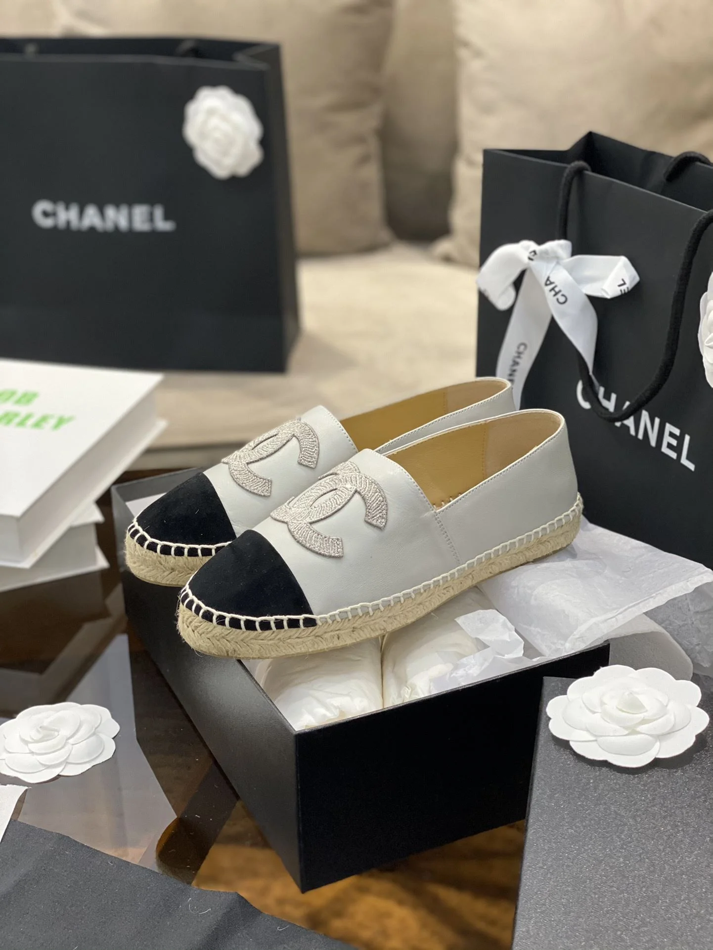 Brand-authenticated Chanel Fishermans Shoes