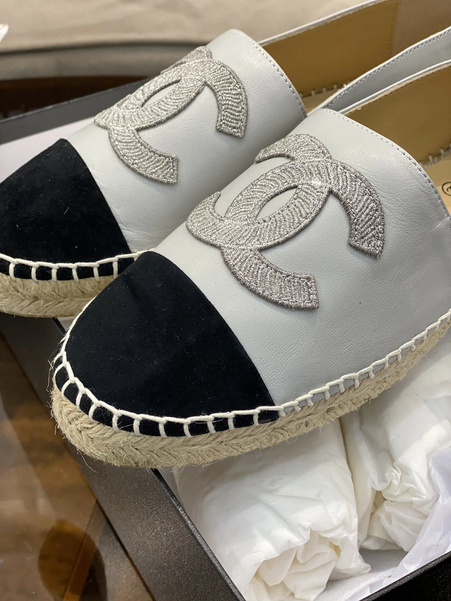 Brand-authenticated Chanel Fishermans Shoes
