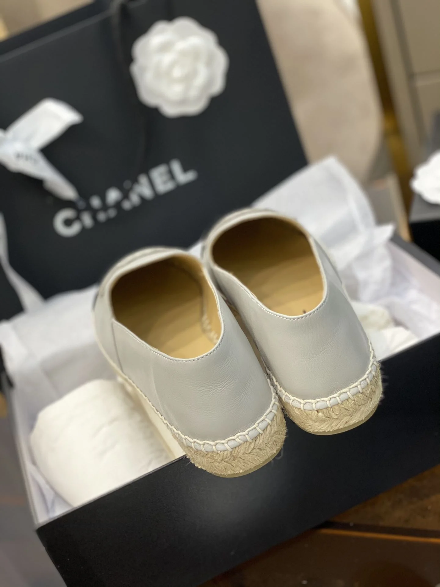 Brand-authenticated Chanel Fishermans Shoes