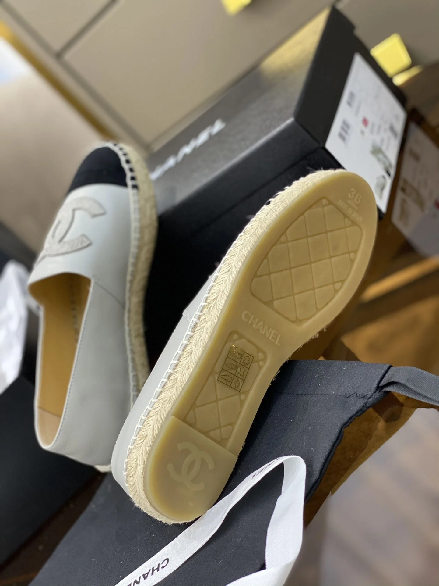 Brand-authenticated Chanel Fishermans Shoes