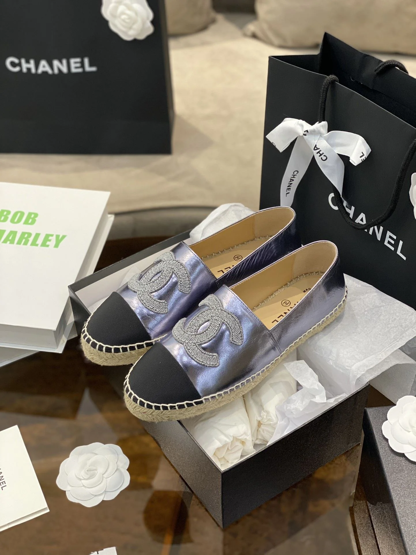 Exact replica Chanel Fishermans Shoes