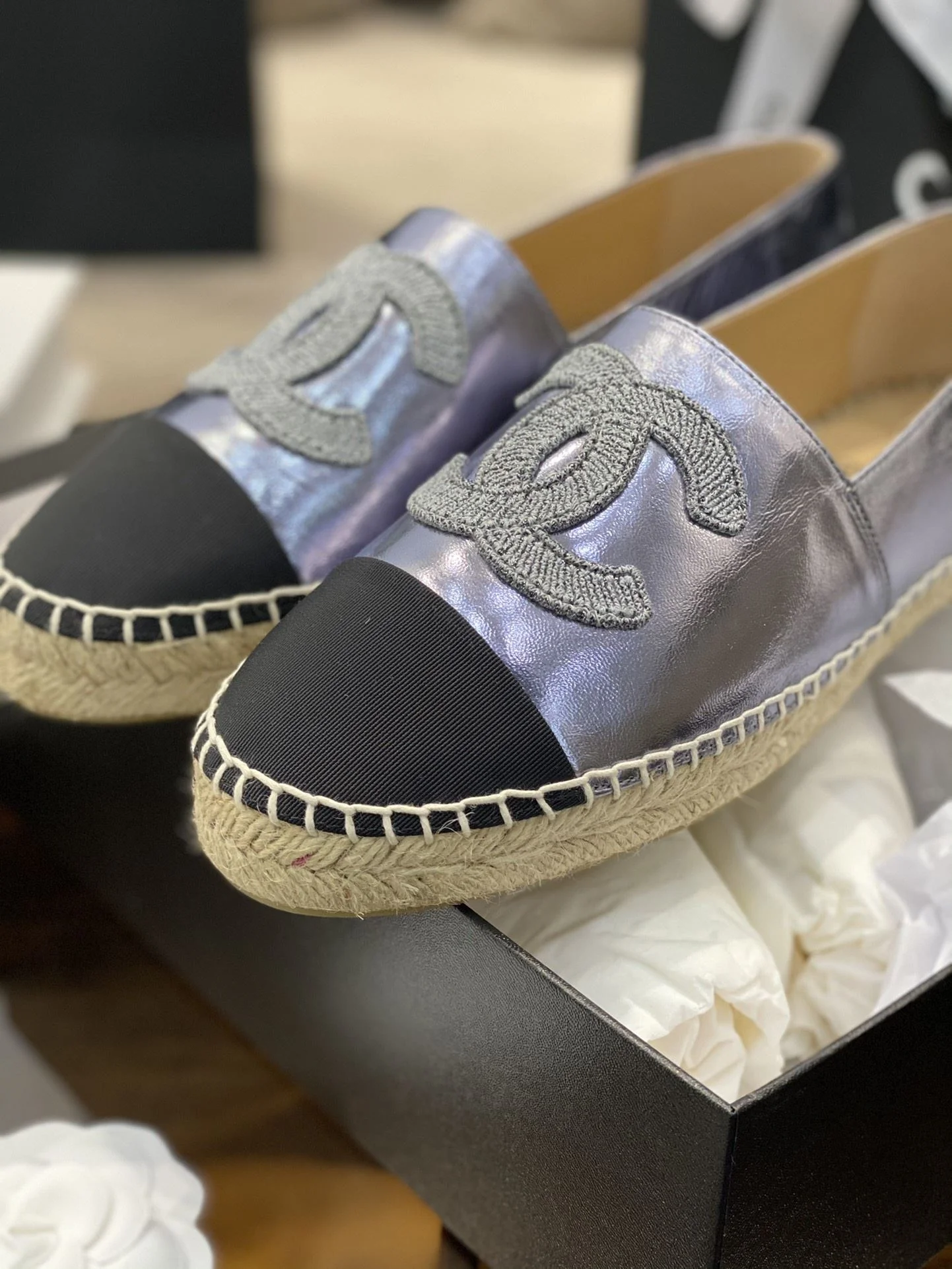 Exact replica Chanel Fishermans Shoes