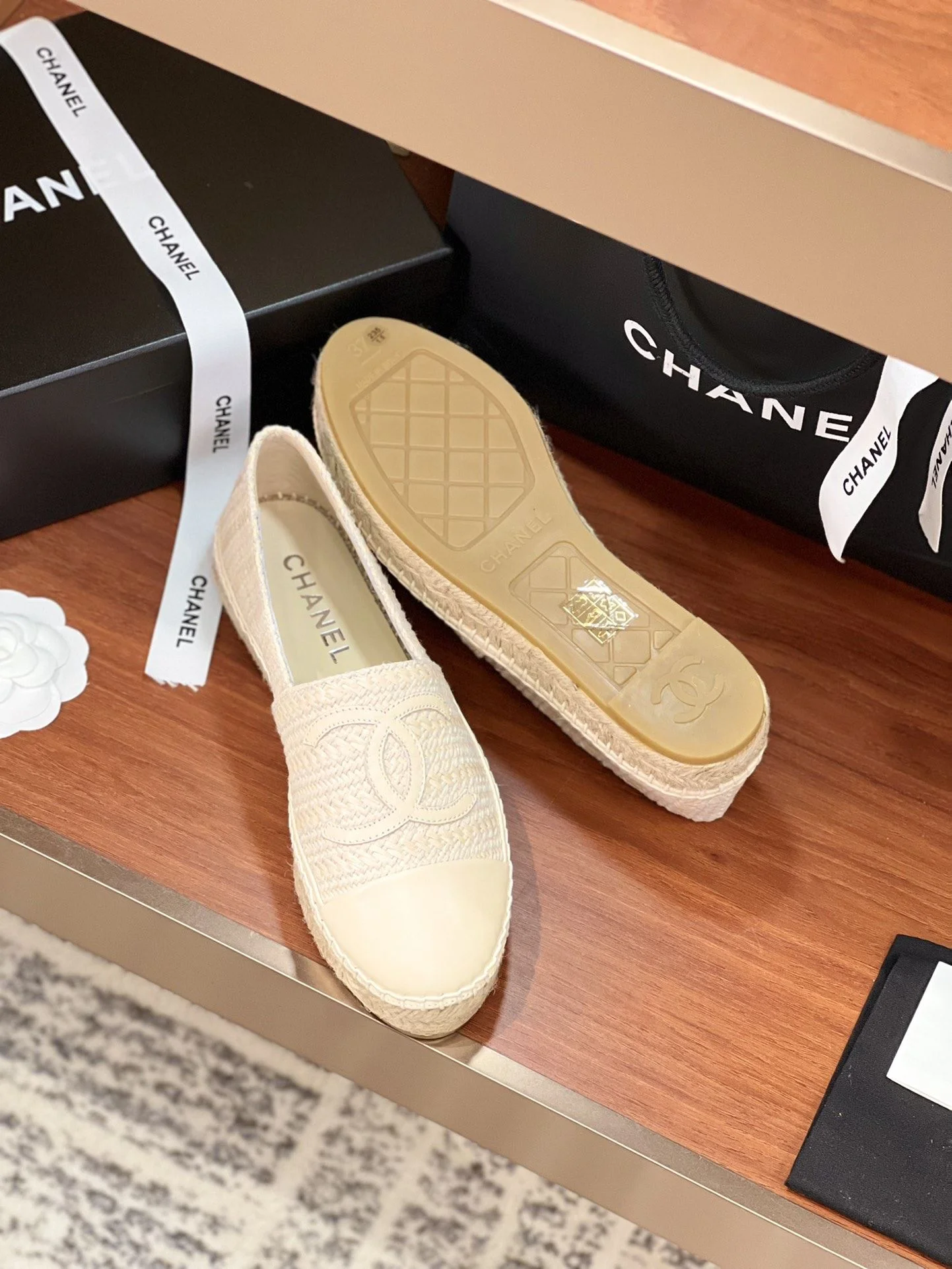 Real Chanel Fishermans Shoes