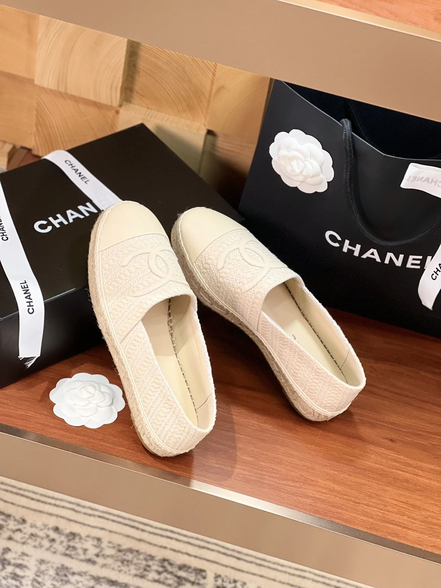 Real Chanel Fishermans Shoes