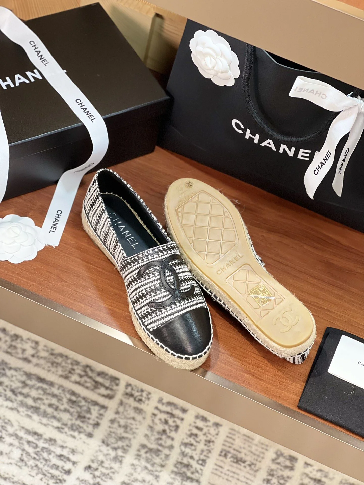 Genuine Chanel Fishermans Shoes