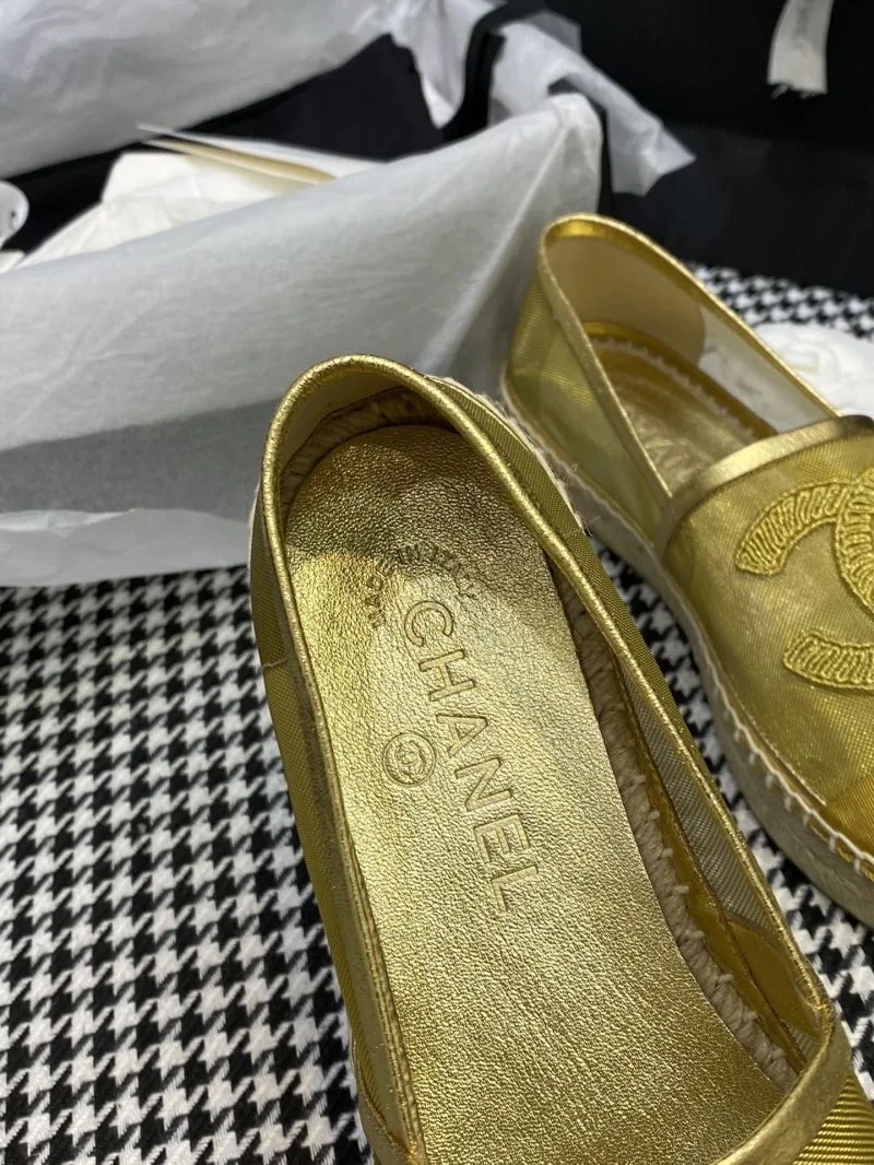 Brand-authenticated Chanel Fishermans Shoes