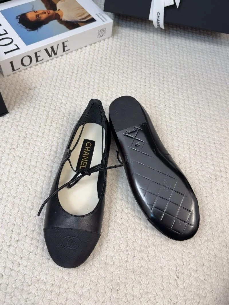 Brand-original Chanel Flat Shoes