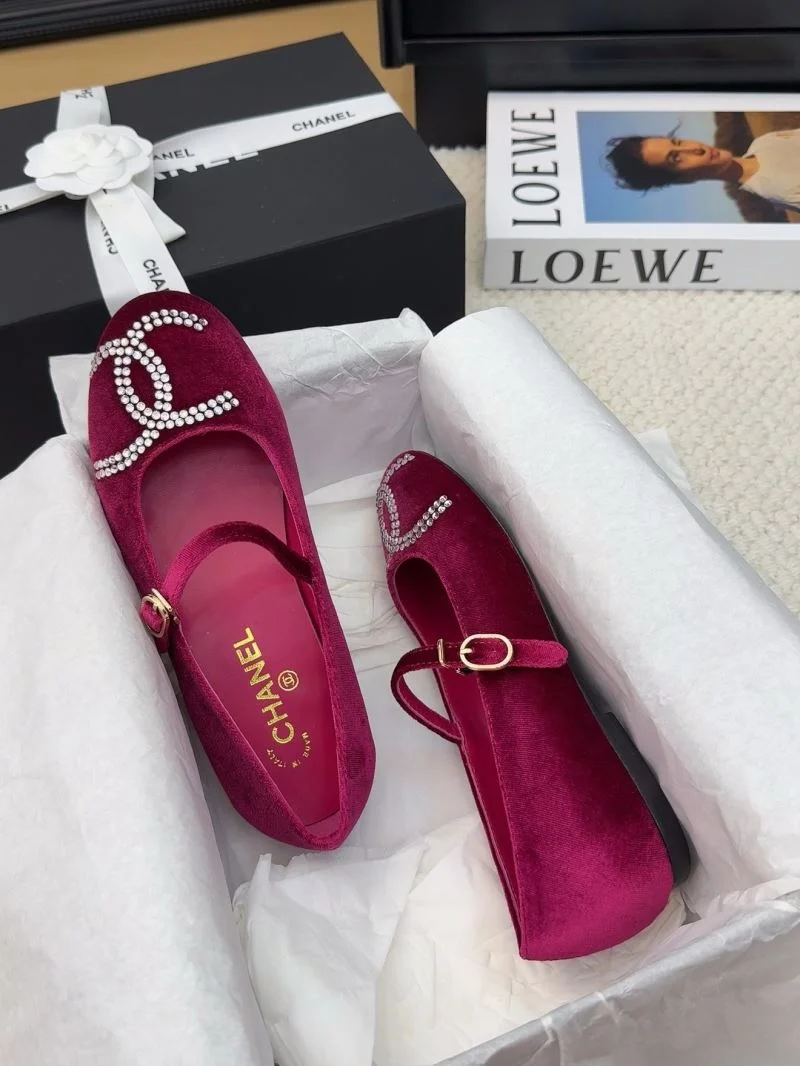 Genuine Chanel Flat Shoes